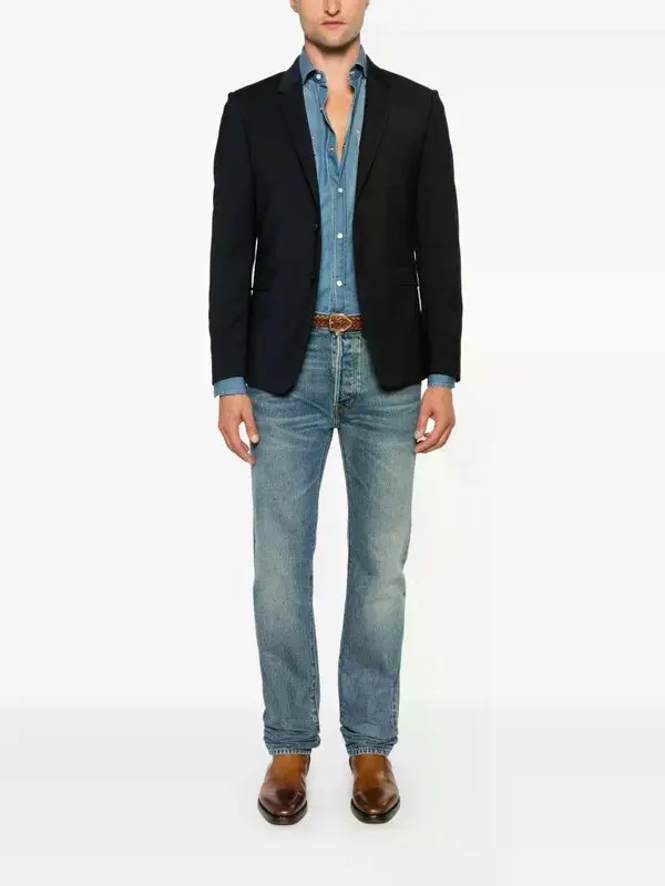 REVERES 1949 Single-breasted Blazer - Blue