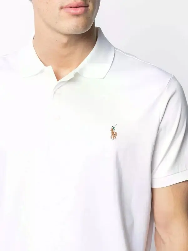 Polo Ralph Lauren Jersey Polo Shirt - White