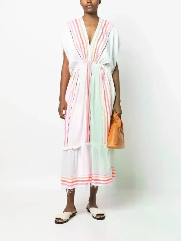 LEMLEM Eshe Stripe-print Dress - Pink