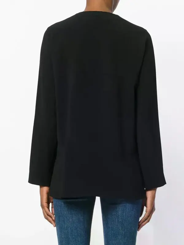 Stella McCartney Arlesa Top With Partial Zip Detail
