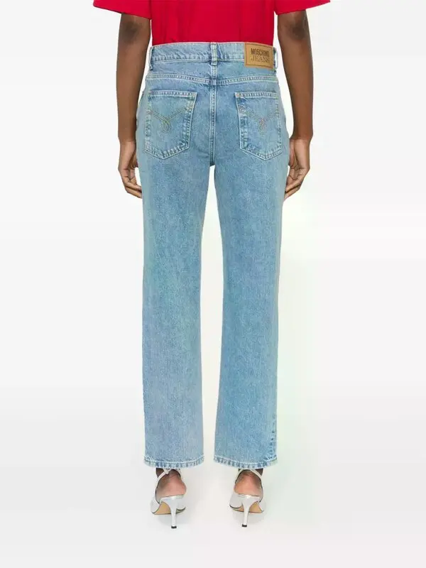 Moschino Mid-rise Straight-leg Jeans