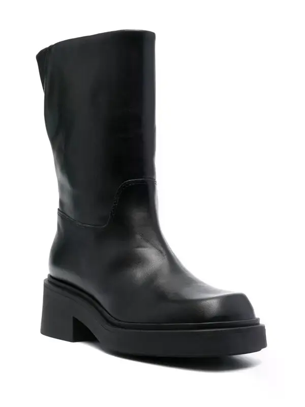 Furla Attitude Leather Mid-calf Boots