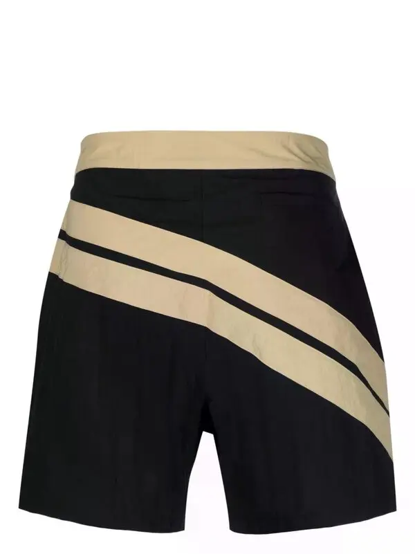 Palm Angels Diagonal-stripe Swim Shorts