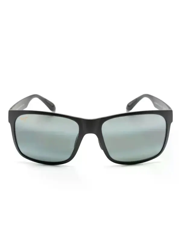 Maui Jim Red Sands Square-frame Sunglasses - Black