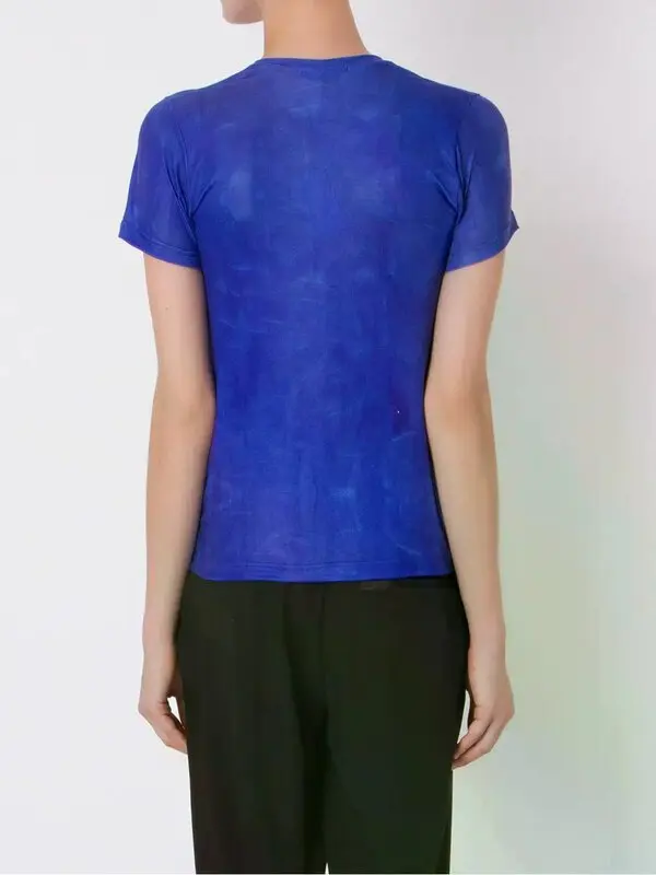 AMIR SLAMA Printed Polyester T-shirt