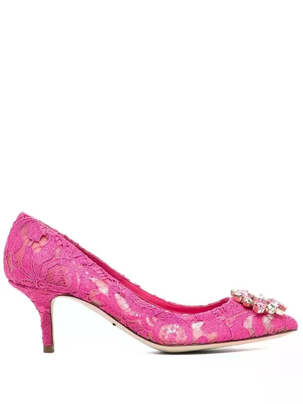 Dolce & Gabbana Bellucci Rainbow Lace Pumps