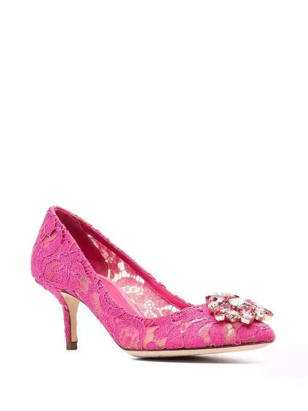 Dolce & Gabbana Bellucci Rainbow Lace Pumps