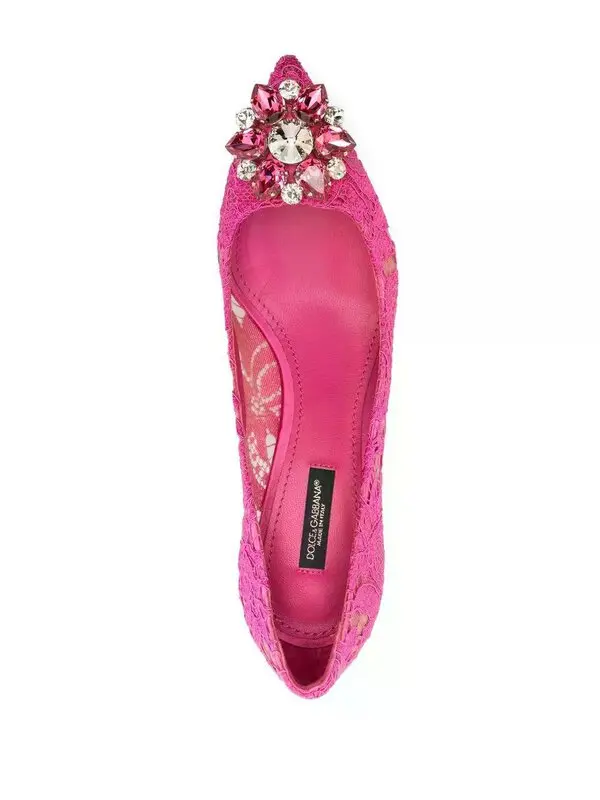 Dolce & Gabbana Bellucci Rainbow Lace Pumps