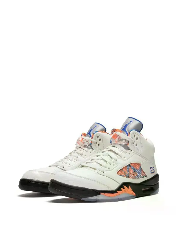 JORDAN Air 5 Retro International Flight Sneakers - White