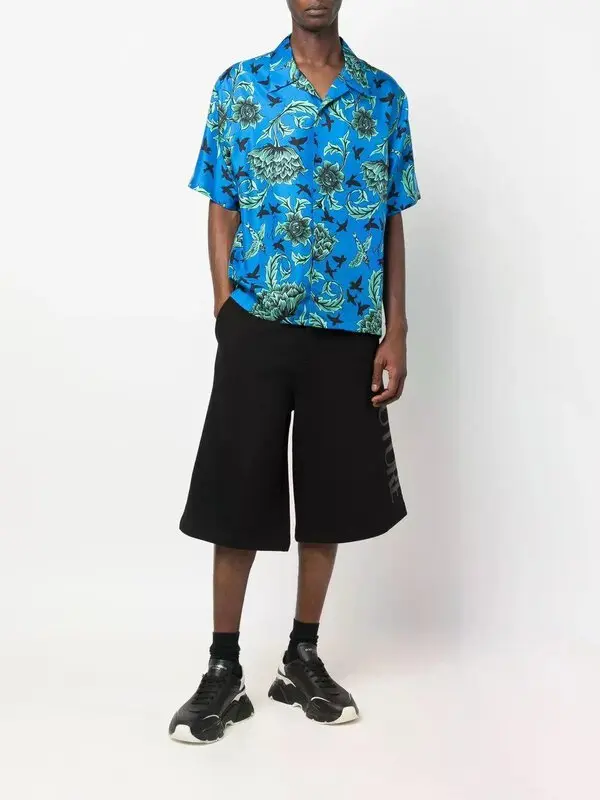 Versace Logo-print Shorts
