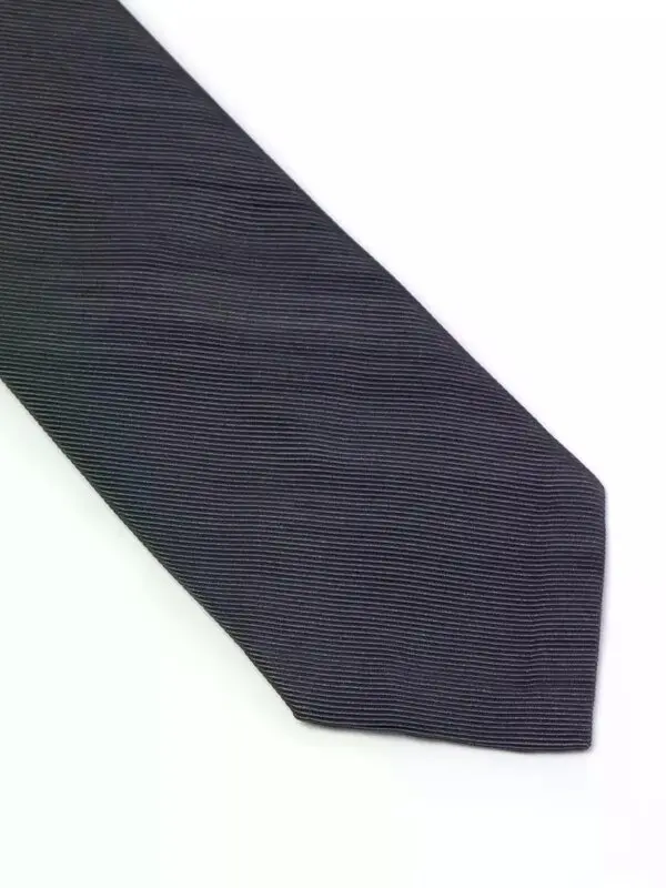 Thom Browne Rwb Stripe Silk Blend Necktie