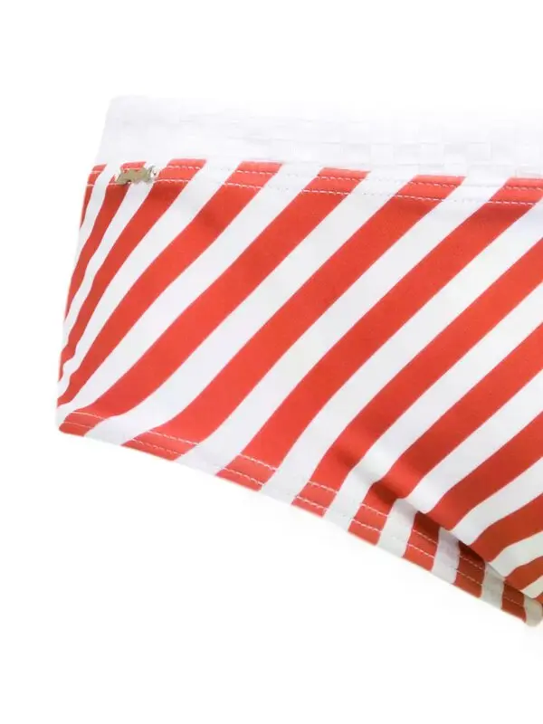 AMIR SLAMA Striped Swim Briefs