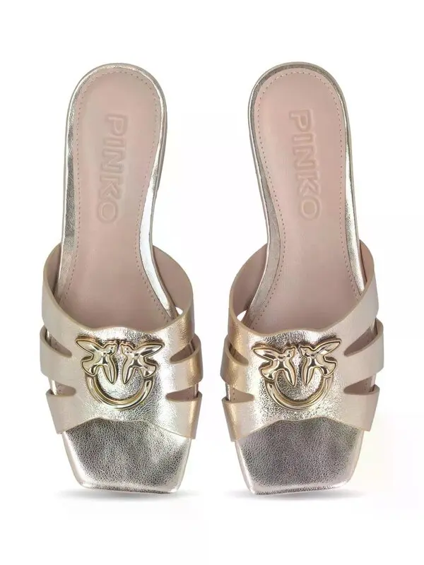 Pinko Love Birds-motif Sandals