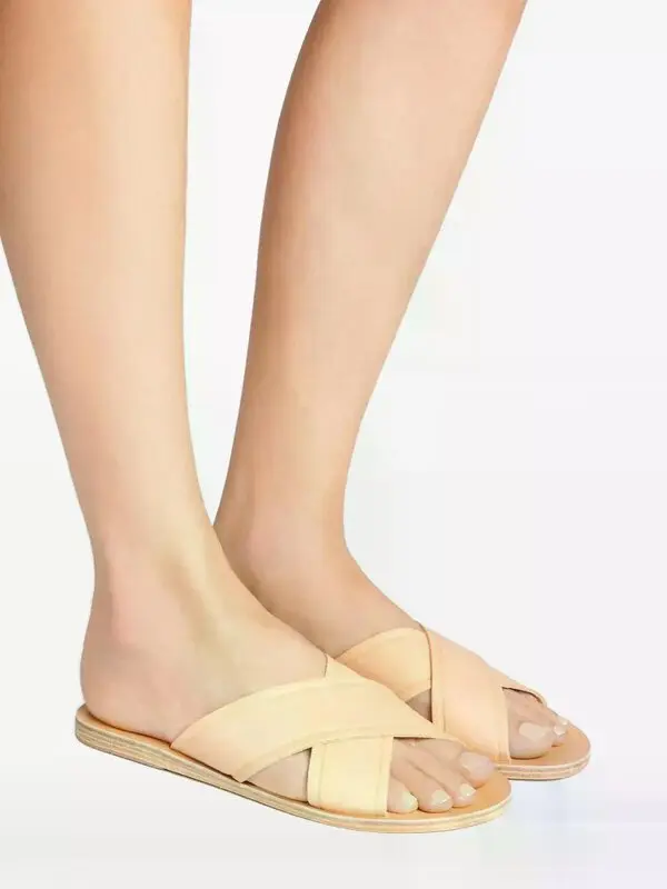 ANCIENT GREEK SANDALS Thais Leather Sandals - Neutrals