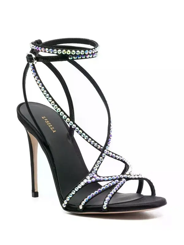 LE SILLA Belen 105mm Crystal-embellished Sandals