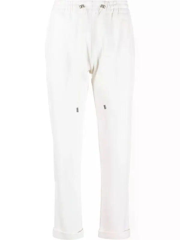 Colombo Elasticated Drawstring-waistband Trousers