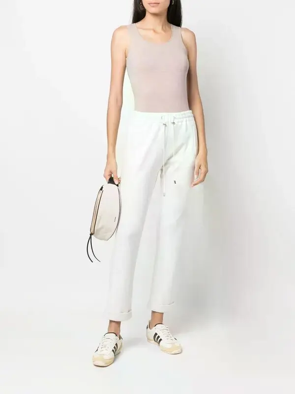 Colombo Elasticated Drawstring-waistband Trousers