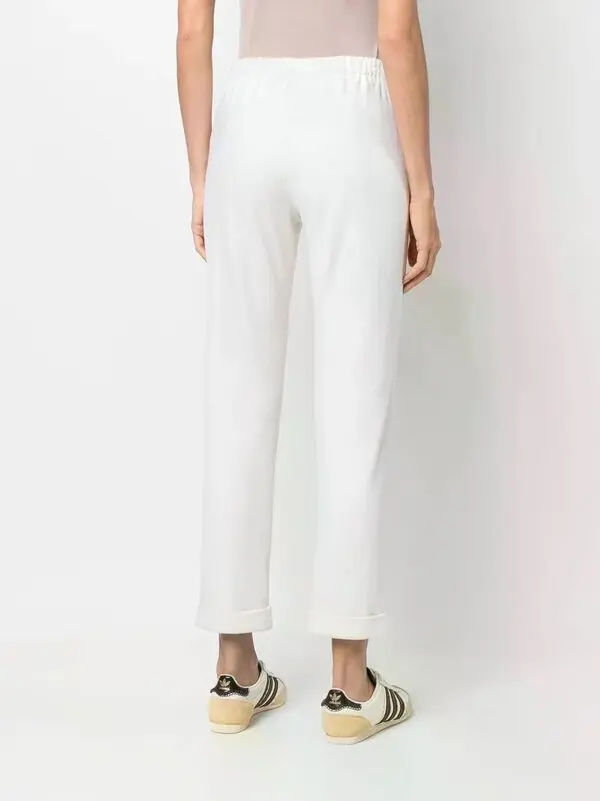 Colombo Elasticated Drawstring-waistband Trousers