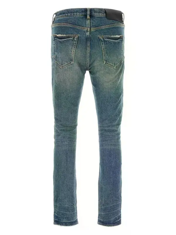 PURPLE BRAND Ripped-detailing Jeans