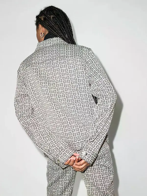 Givenchy 4g Jacquard Denim Jacket