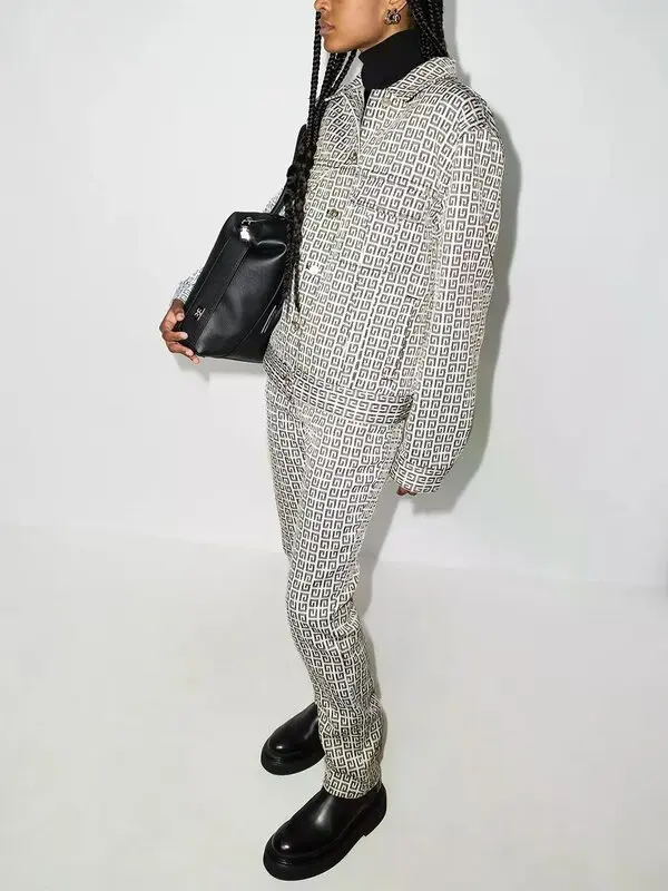 Givenchy 4g Jacquard Denim Jacket