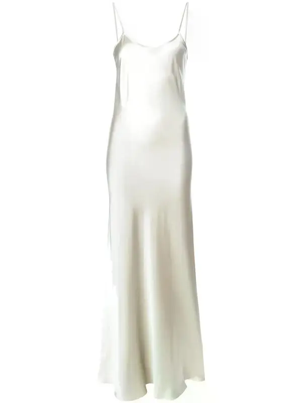 Voz Liquid Slip Dress - Grey