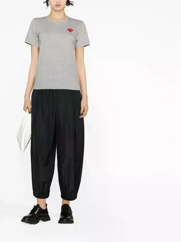 Play Comme Des Garcon Logo-print Cotton T-shirt