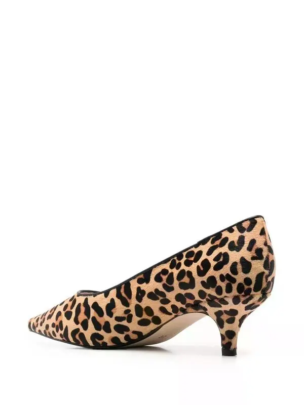 AGE OF INNOCENCE Jacqueline 50mm Leopard-print Pumps