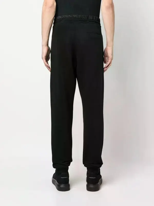 Philipp Plein Logo-patch Drawstring Track Pants - Black