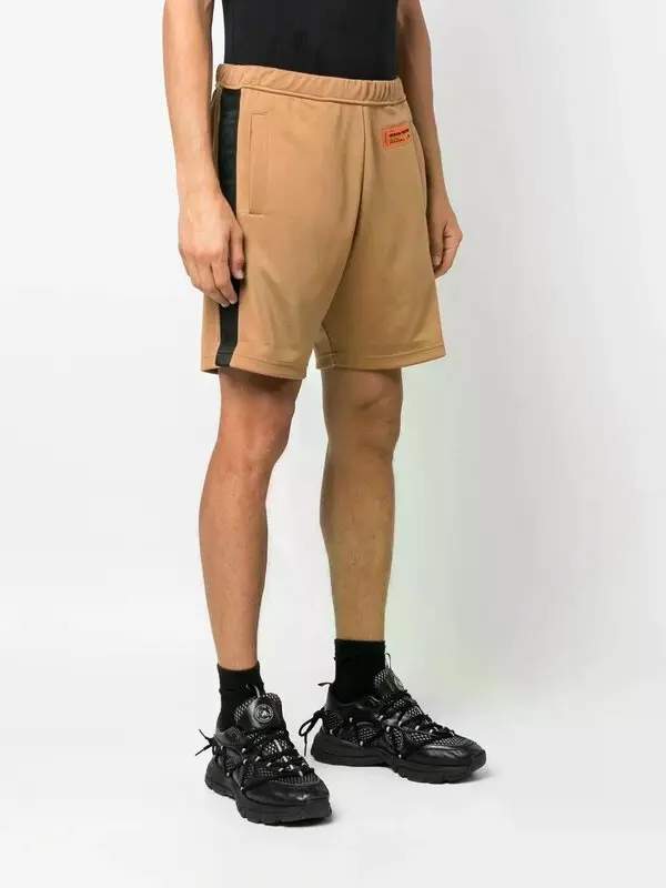 Heron Preston Logo-patch Deck Shorts - Black