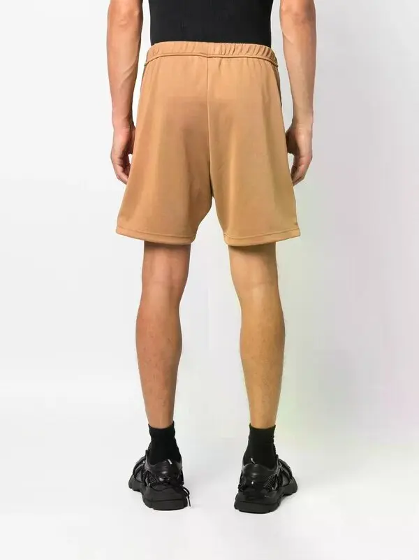 Heron Preston Logo-patch Deck Shorts - Black