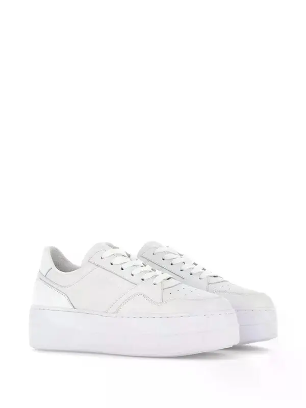 Hogan H670 Flatform Leather Sneakers