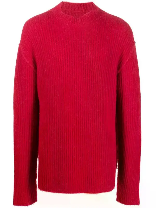 UMA WANG Ribbed Brushed-effect Jumper