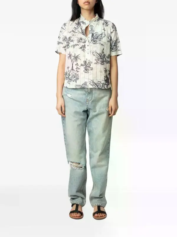 Zadig&Voltaire Topher Printed Shirt
