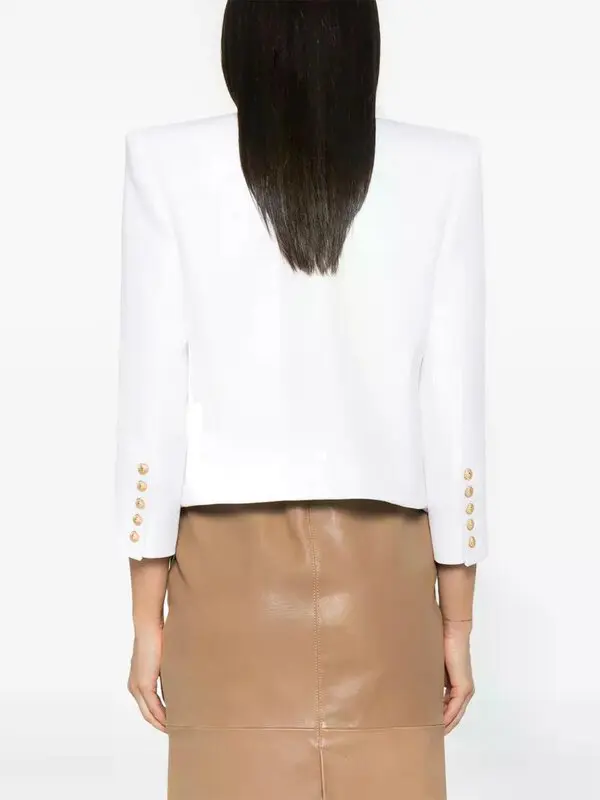 Balmain Textured Blazer - White