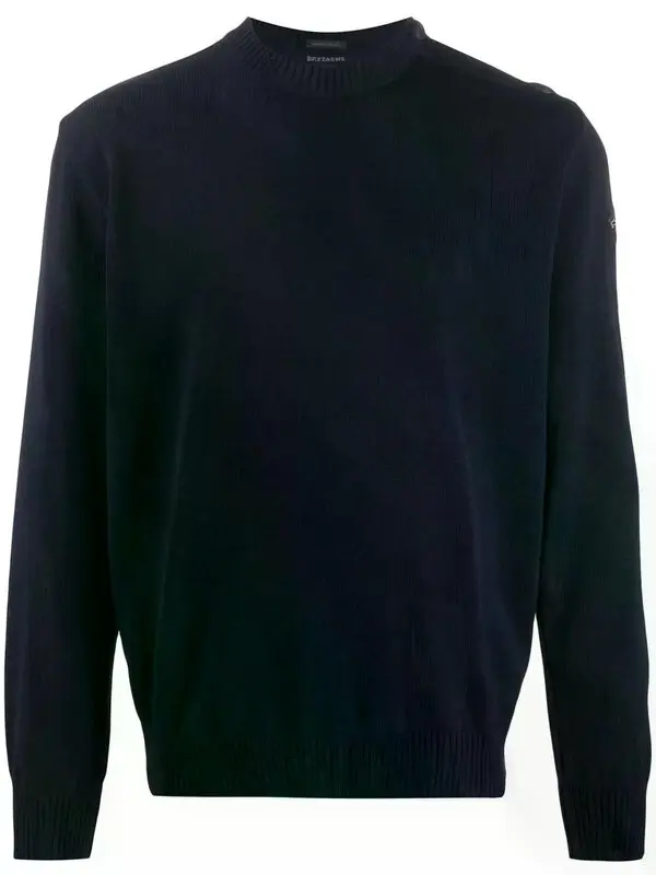 Paul & Shark Virgin Wool Round-neck Sweater