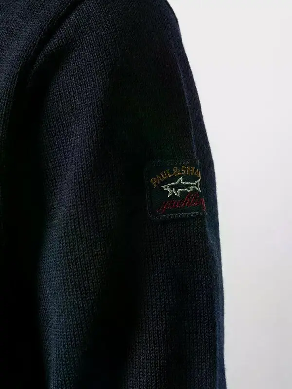 Paul & Shark Virgin Wool Round-neck Sweater