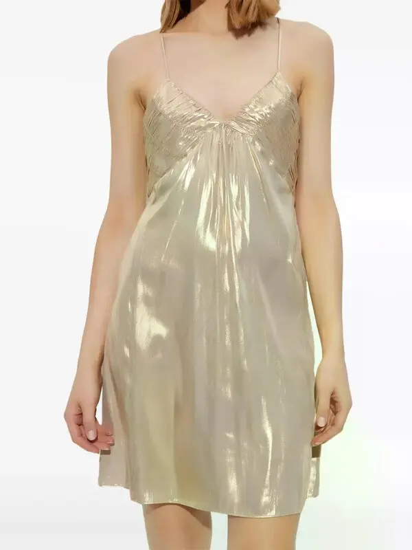 Zadig&Voltaire Metallic-effect Mini Dress