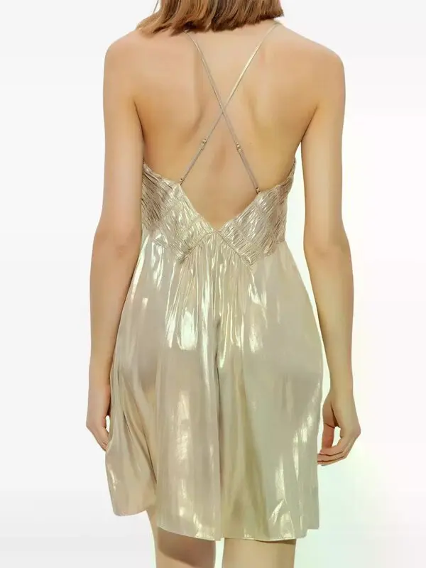 Zadig&Voltaire Metallic-effect Mini Dress