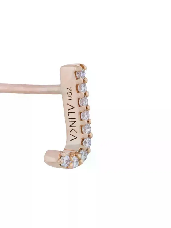 ALINKA 18kt Gold Diamond Id Stud Earring