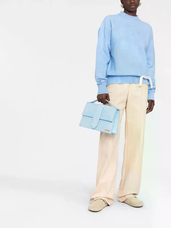 Jacquemus Le Bambinou Leather Tote - Blue