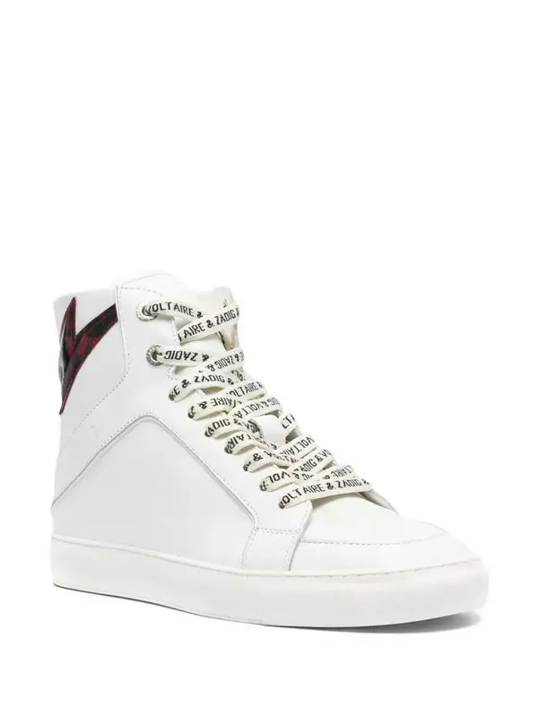 Zadig&Voltaire High Flash Leather Sneakers