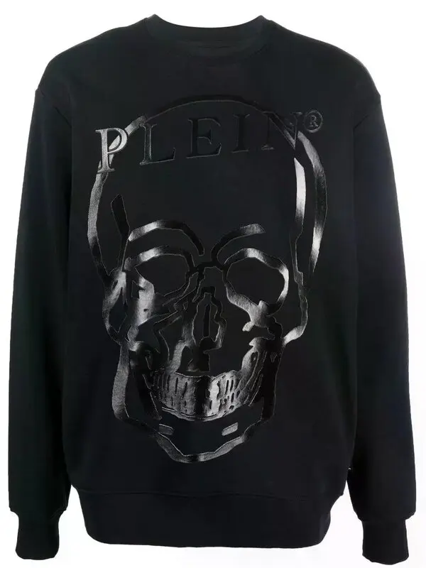 Philipp Plein Skull-print Crew Neck Sweatshirt