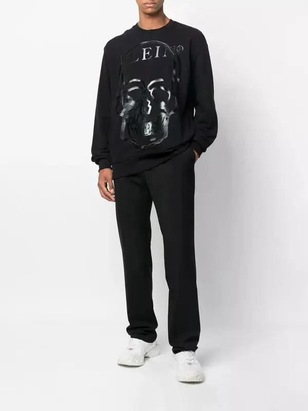Philipp Plein Skull-print Crew Neck Sweatshirt