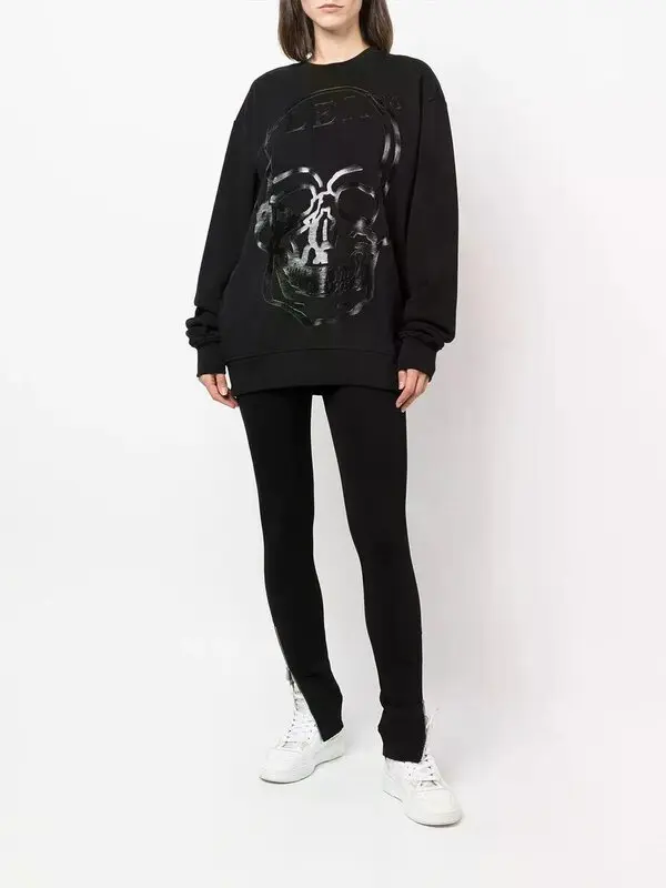 Philipp Plein Skull-print Crew Neck Sweatshirt
