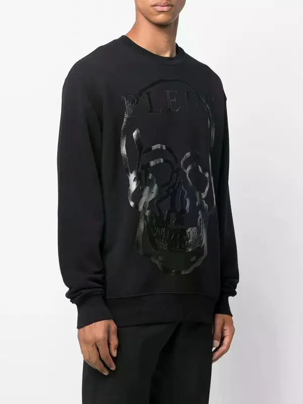 Philipp Plein Skull-print Crew Neck Sweatshirt