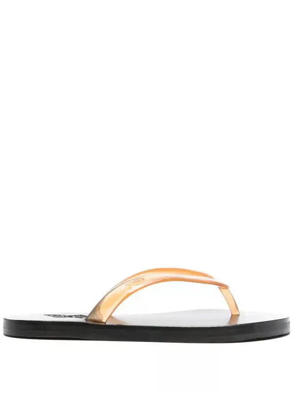 ANCIENT GREEK SANDALS Saionara Jelly Flip Flops - Brown