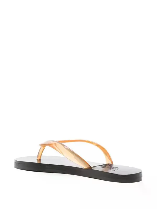 ANCIENT GREEK SANDALS Saionara Jelly Flip Flops - Brown