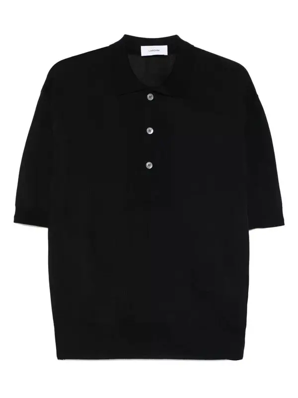 LARDINI Knitted Polo Shirt