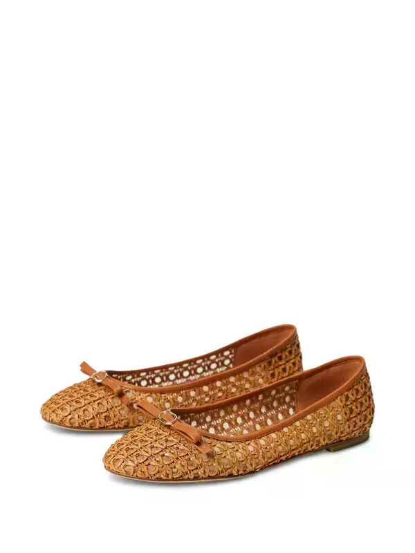 TWINSET Bow-detail Ballet Flats
